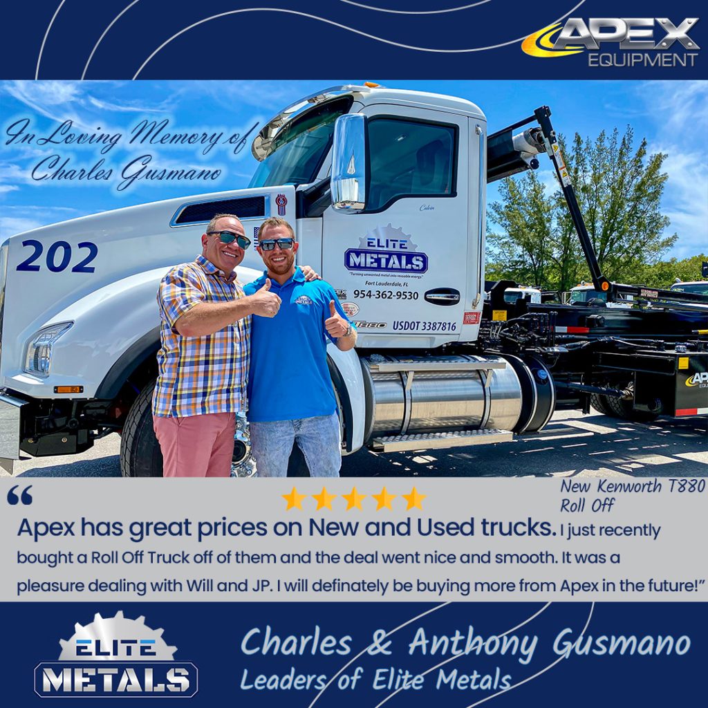 APEX EQUIPMENT TESTIMONIALS